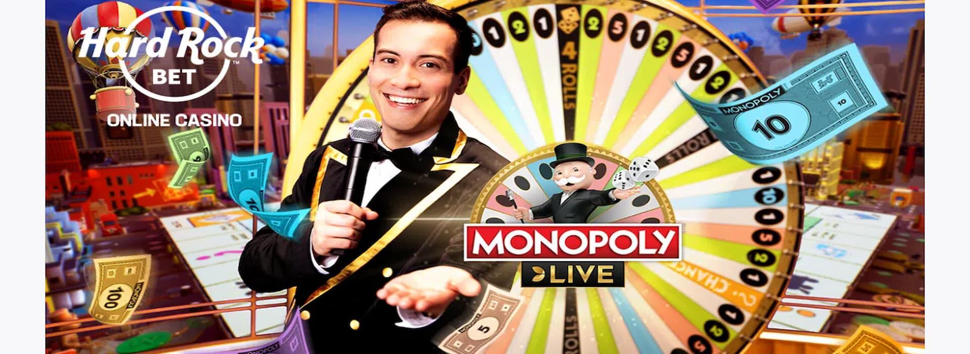 MONOPOLY Live launches at Hard Rock Bet Casino New Jersey