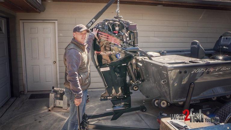 How to Install a Hydraulic Jack Plate - Wired2Fish.com