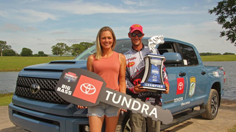 Cobb Wins New Toyota Tundra at 2019 Texas Fest - Wired2Fish.com