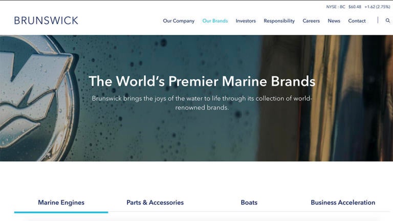 Brunswick Launches New Website to Fully Encompass Boating Experience ...